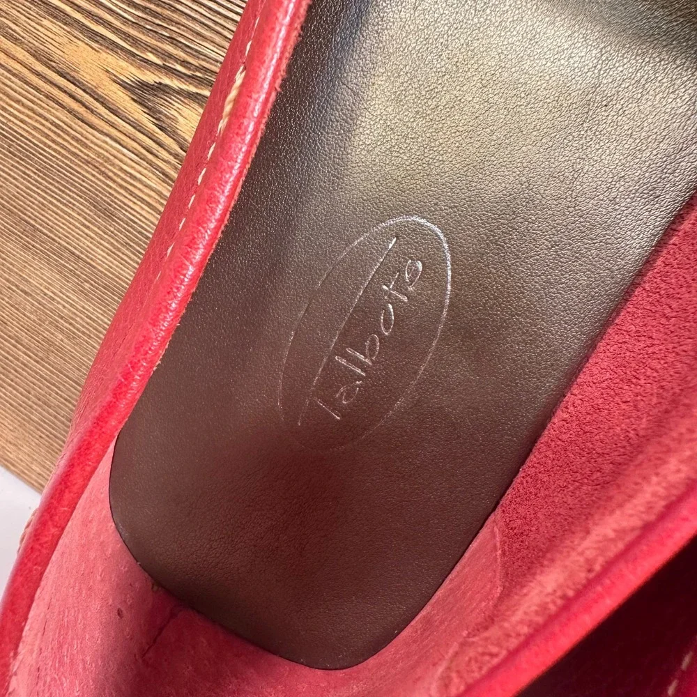 Talbots | Shoes | Vtg Talbots Leather Penny Loafers Womens 95b Red ...